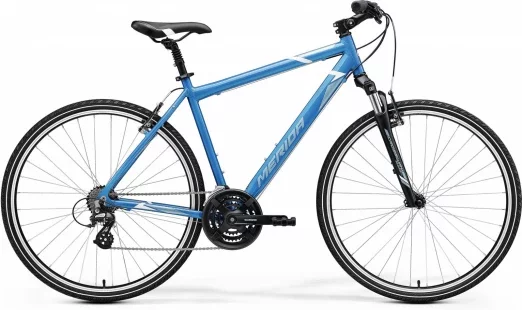 MERIDA CROSSWAY 10-V Blue(Steel Blue/White) | Bikecontrol